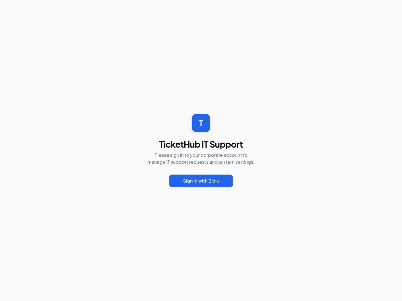TicketHub IT Support