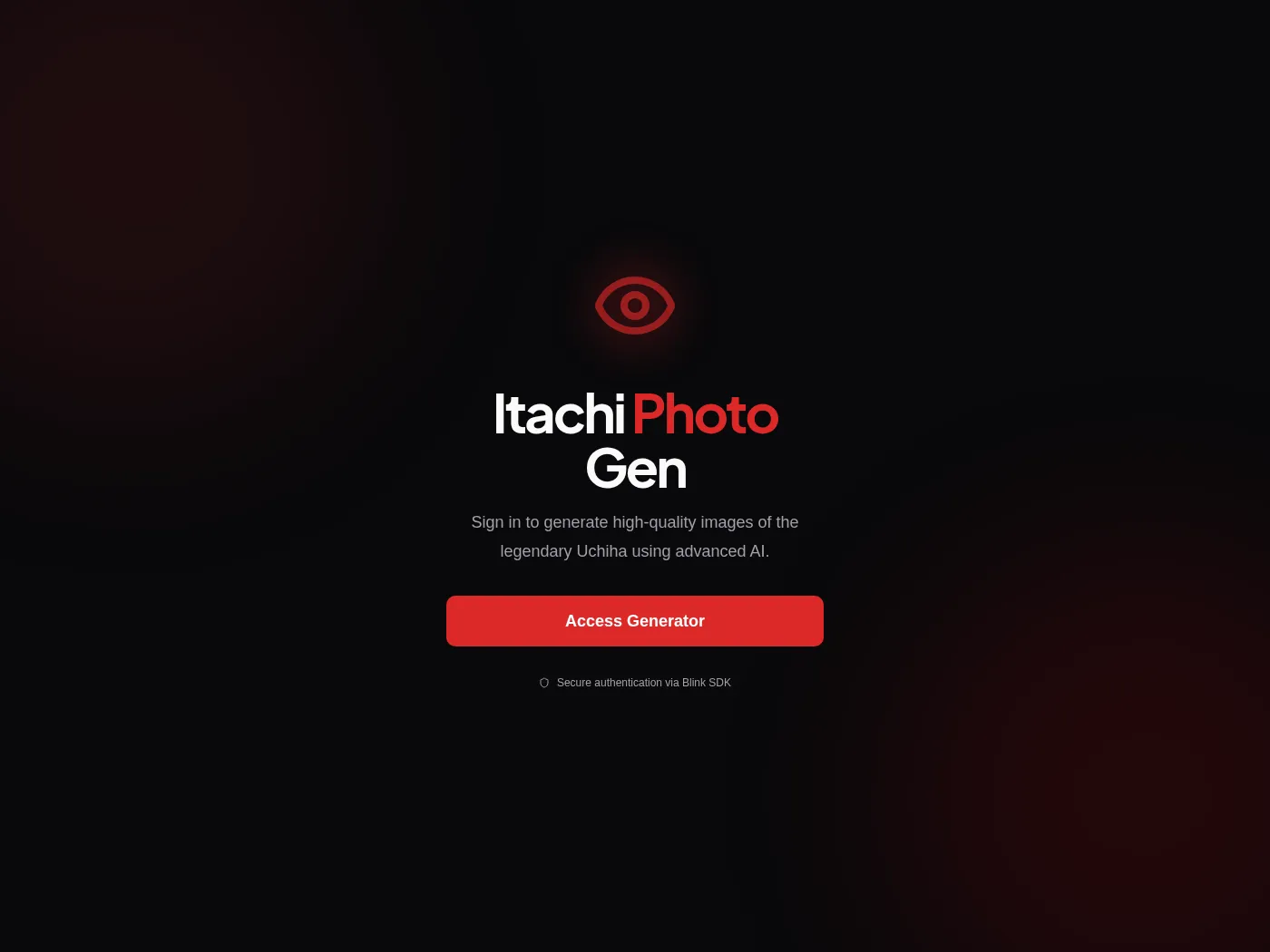 Itachi Photo Generator