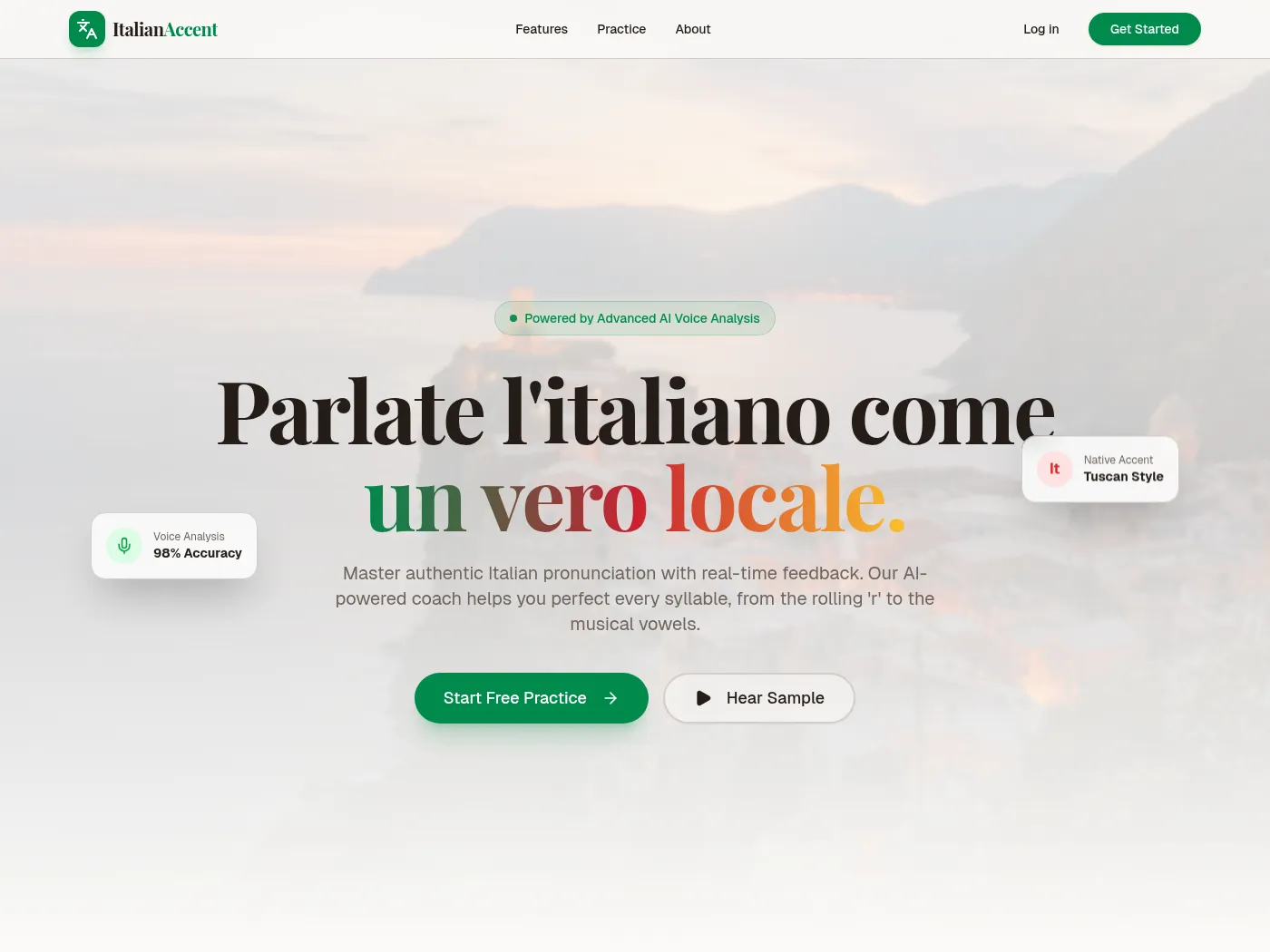 Italian Accent Coach
