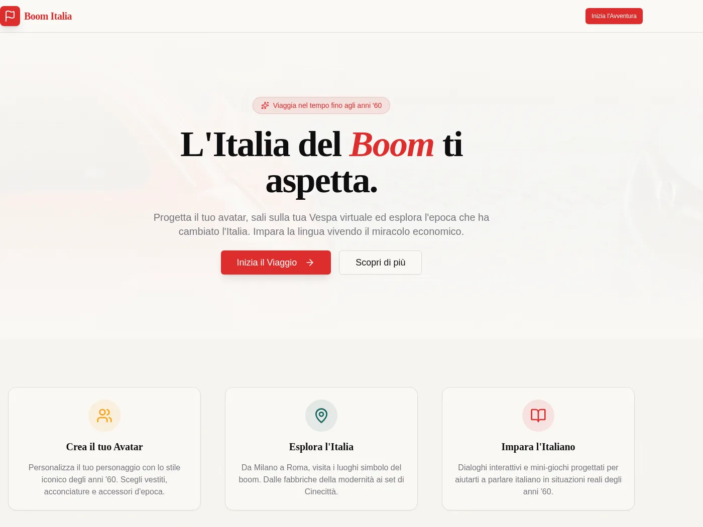 Boom Italia Adventure