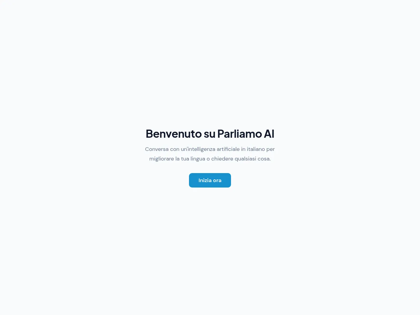 Parliamo AI Chat