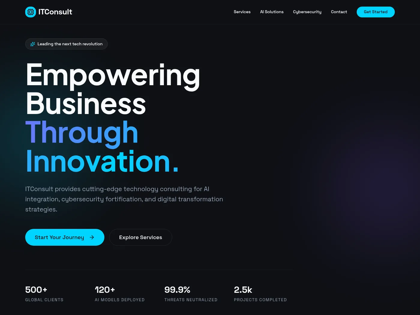 ITConsult Interactive Site