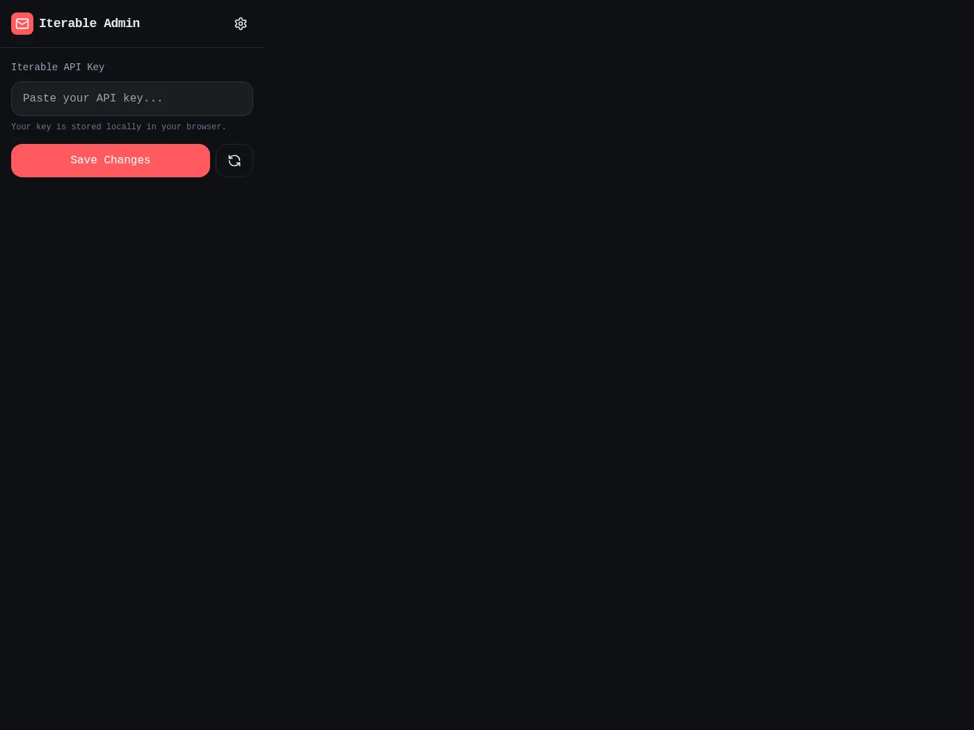 Iterable User Admin Tool