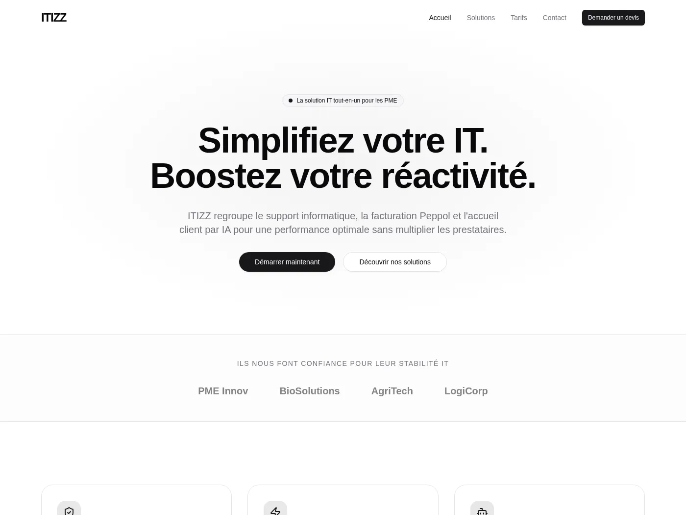 ITIZZ Solutions Hub