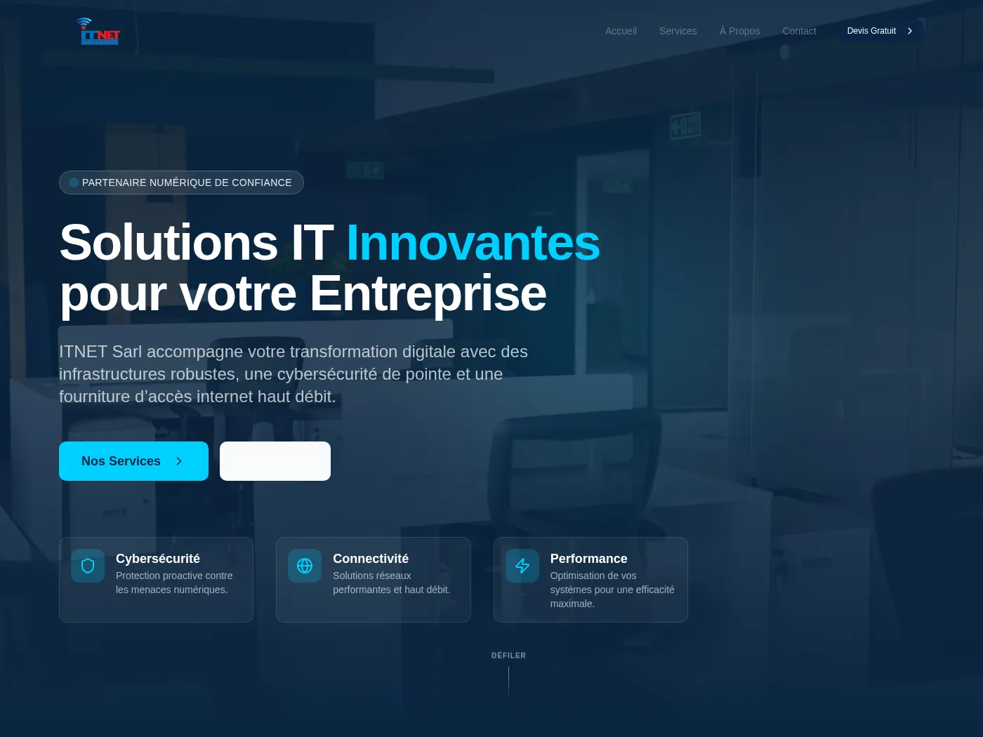 ITNET Sarl Services Site