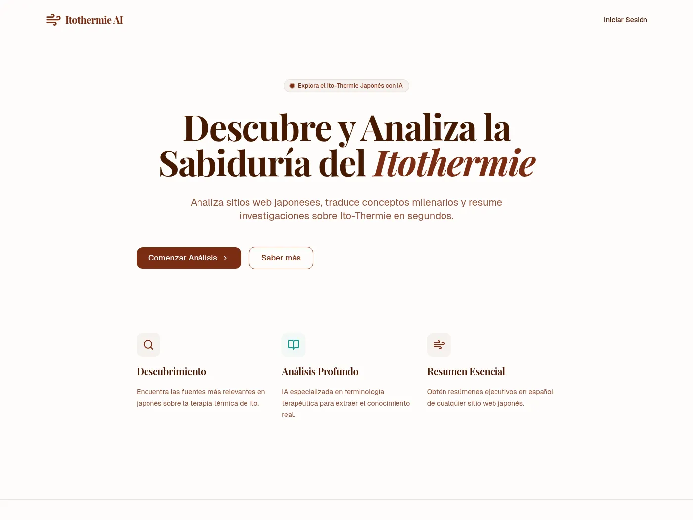 Itothermie Web Analyzer