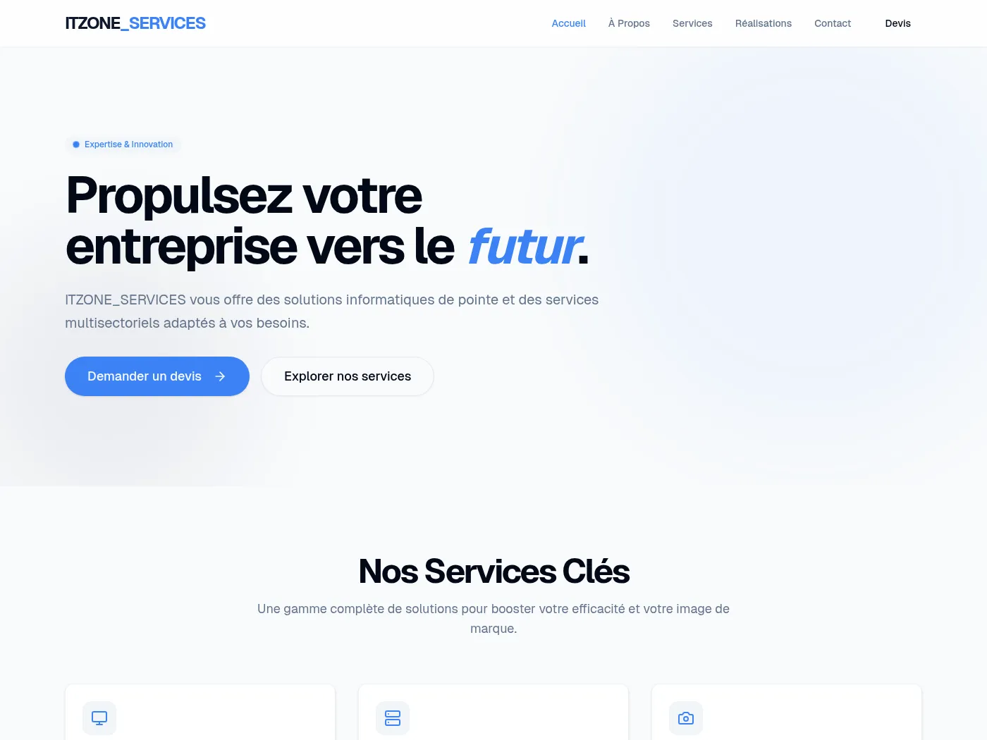 ITZONE Services Showcase