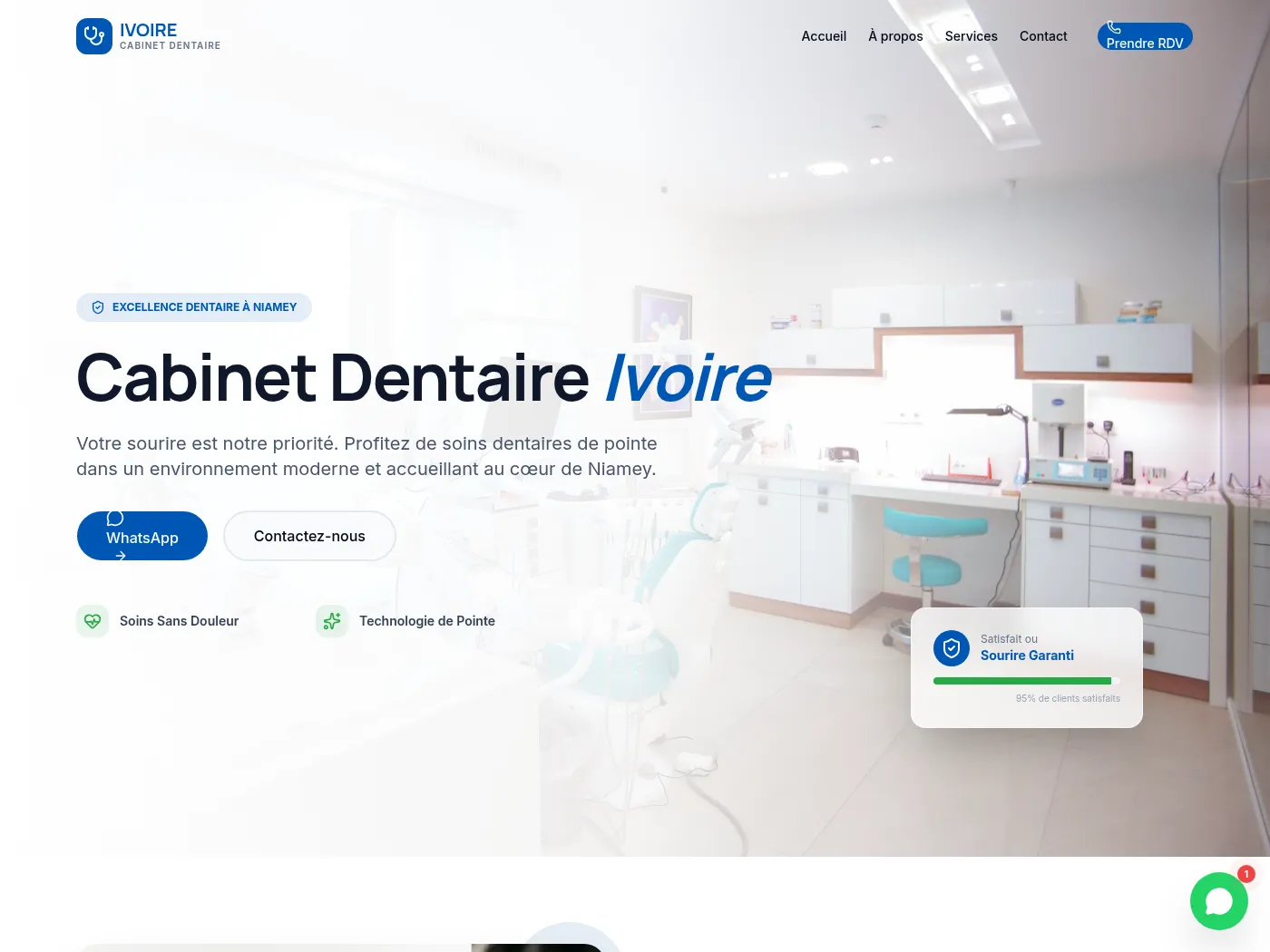 Ivoire Dental Web Presence