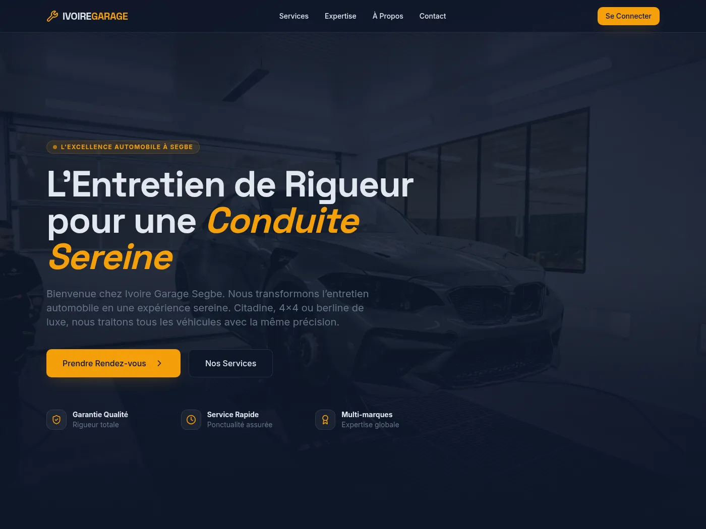 Ivoire Garage Portal