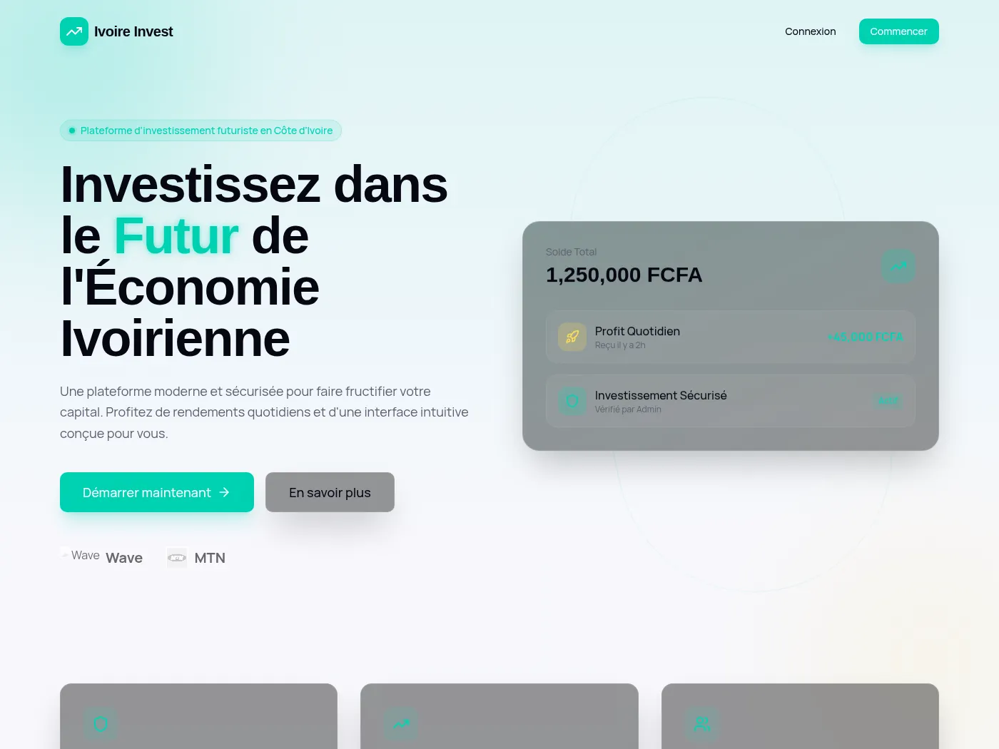 Ivoire Invest Platform