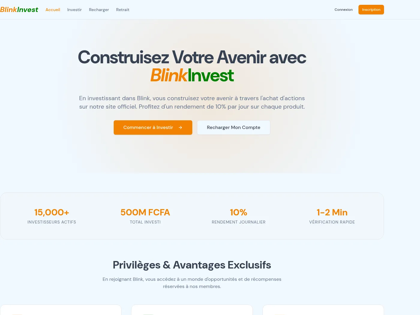 Ivoire Invest Platform