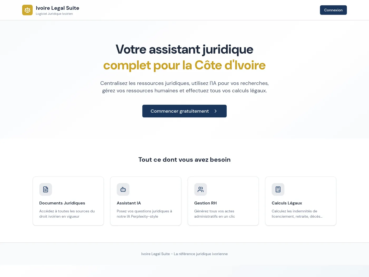 Ivoire Legal Suite