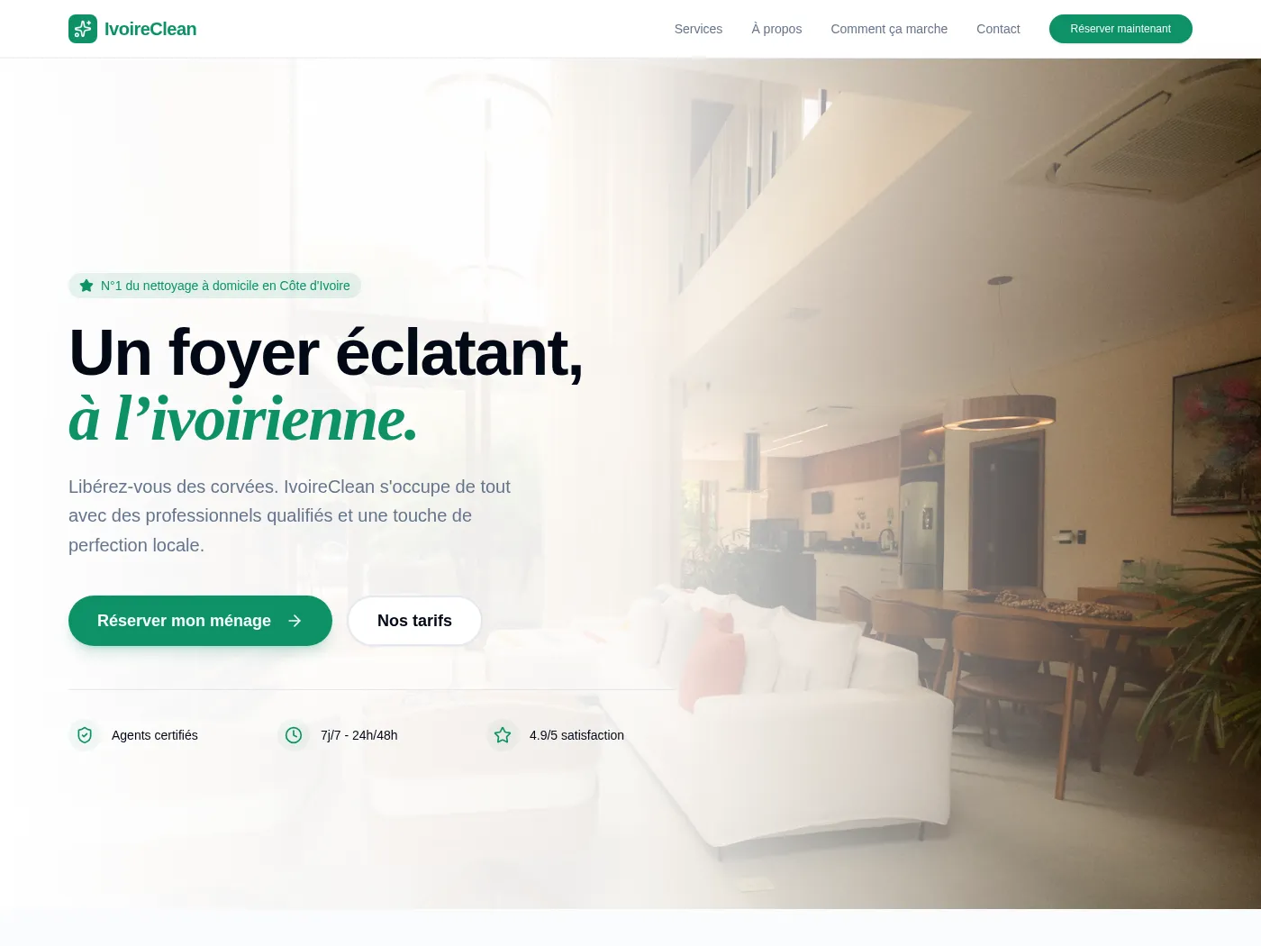 IvoireClean Services