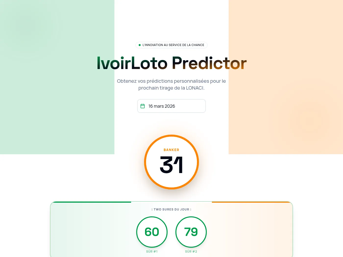 IvoirLoto Predictor