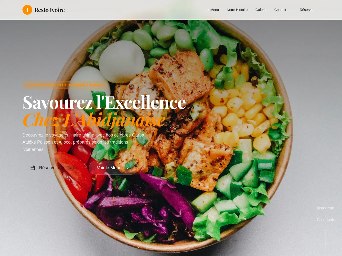 Ivory Coast Bistro Site