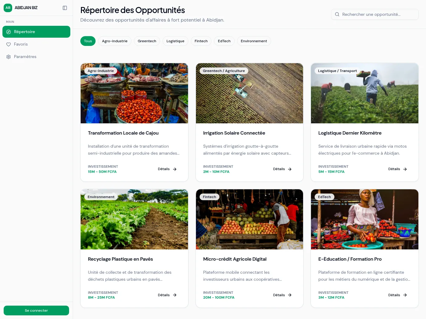 Abidjan Biz Finder