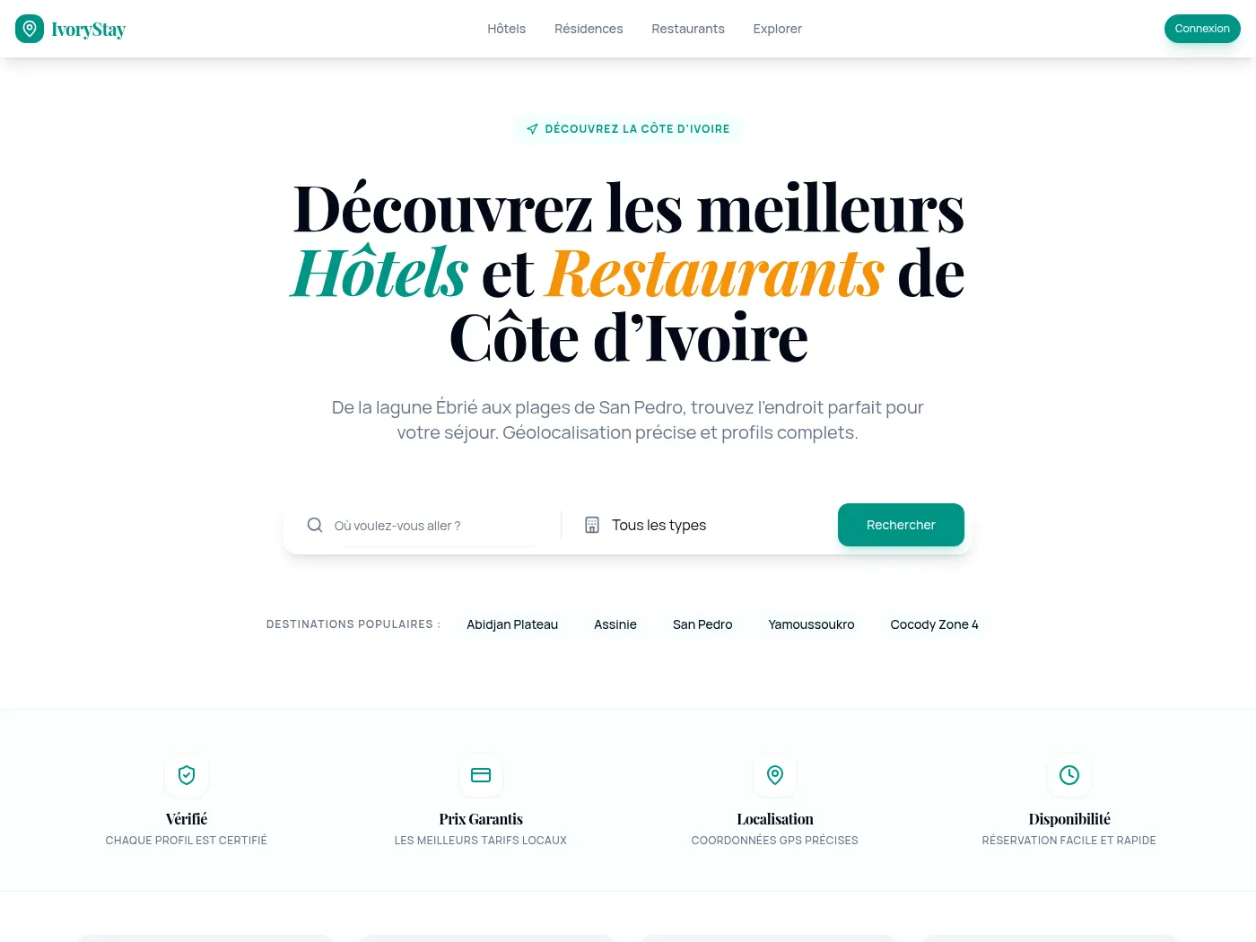 Ivory Stay Finder