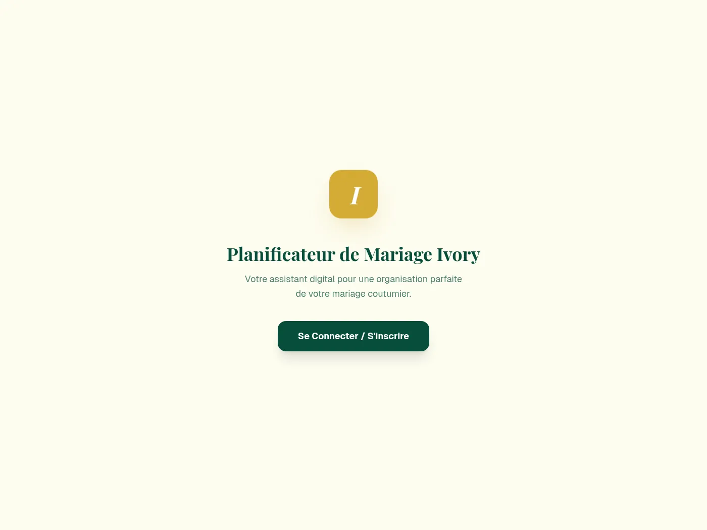 Ivory Wedding Planner