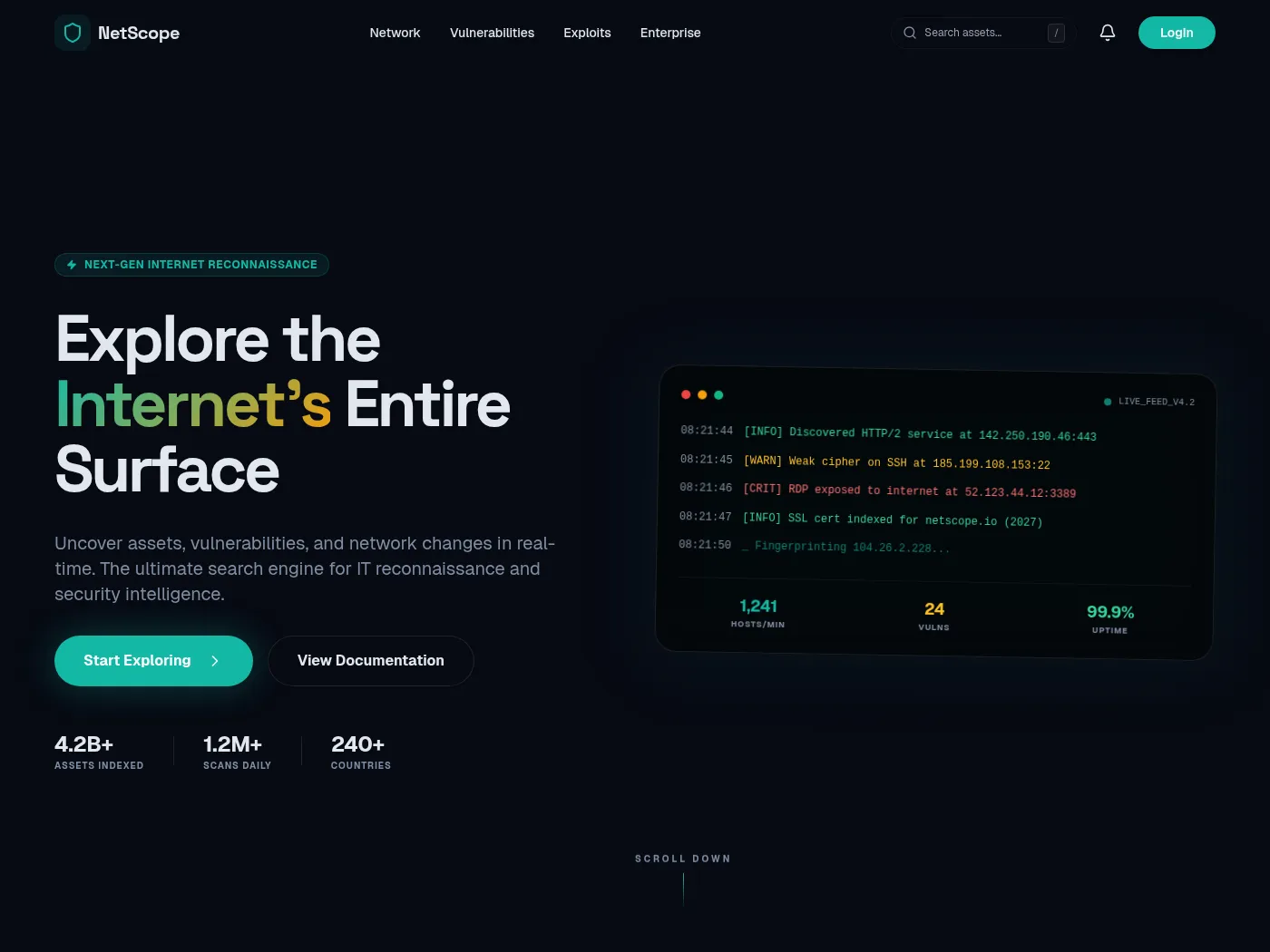IVRE Cloud Scanner UI