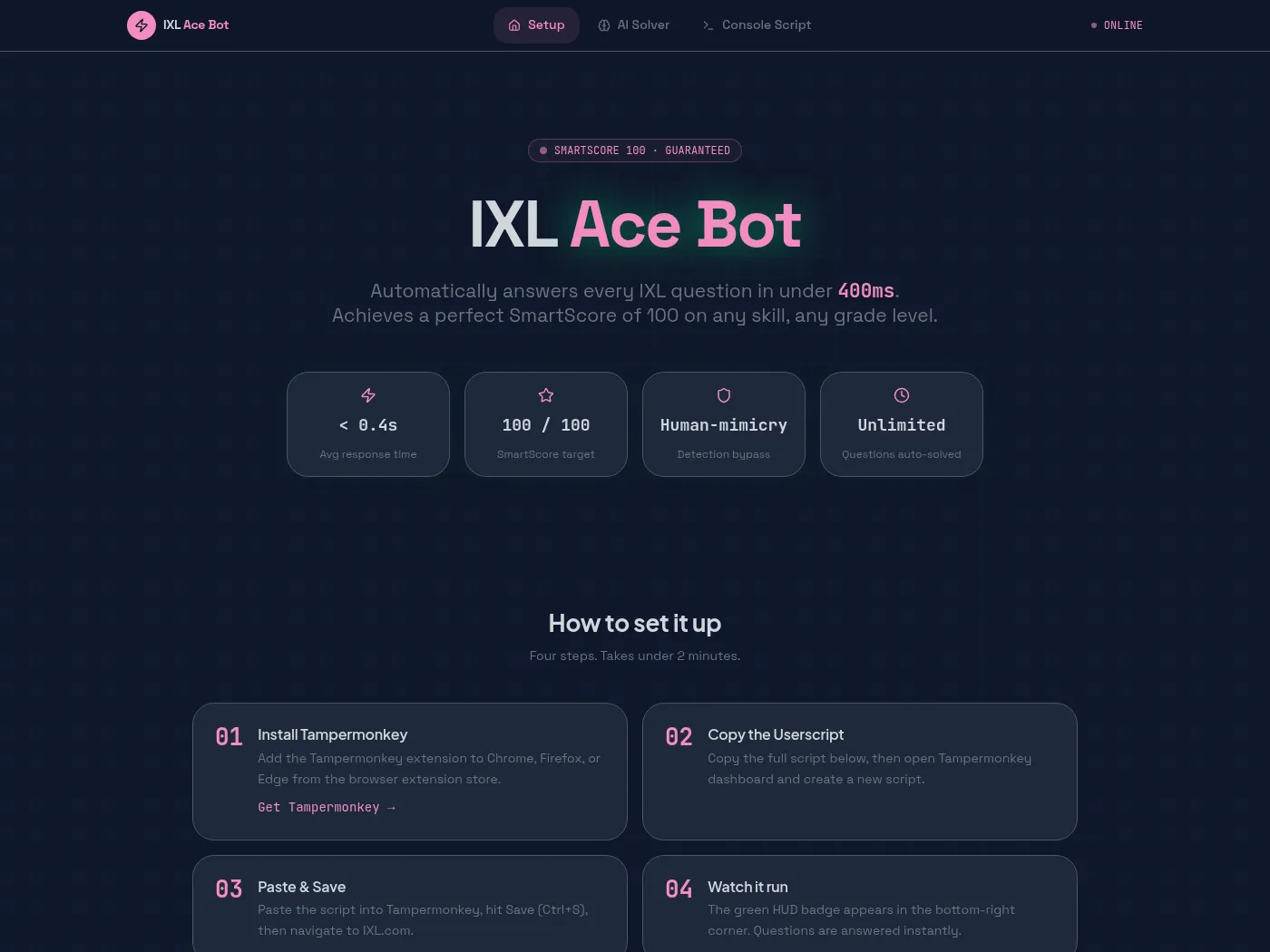 IXL Ace Bot