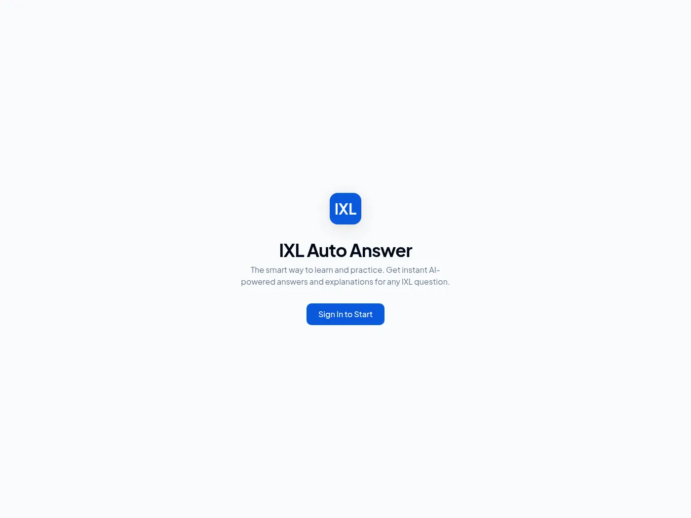 IXL Auto Answer