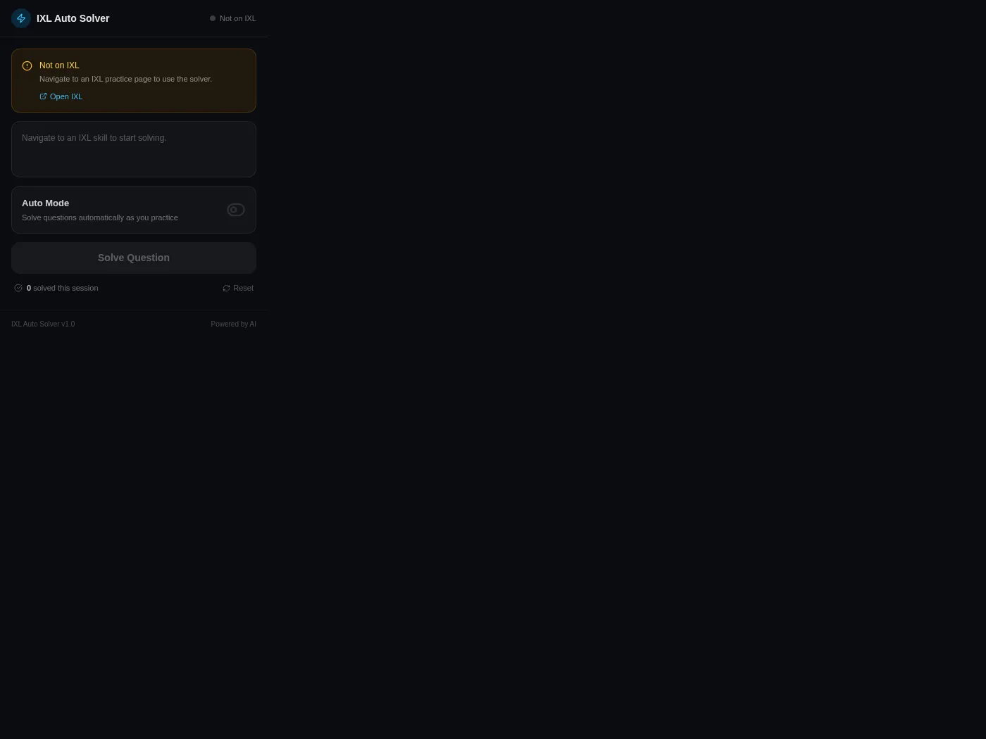 IXL Auto Solver