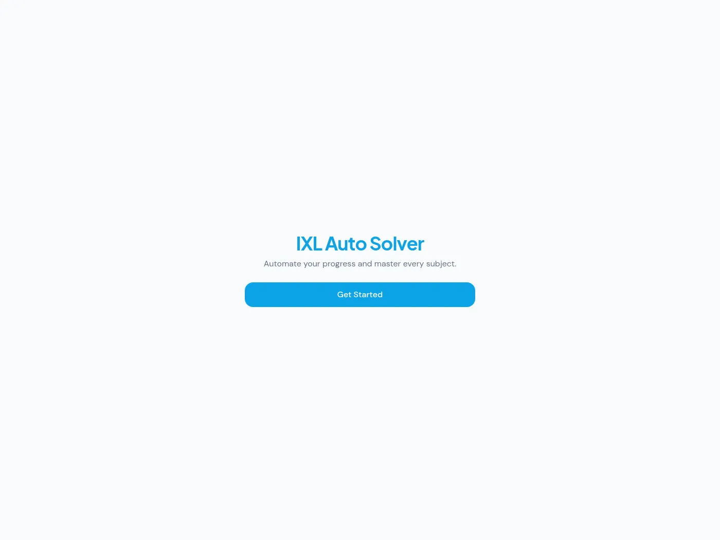 IXL Auto Solver