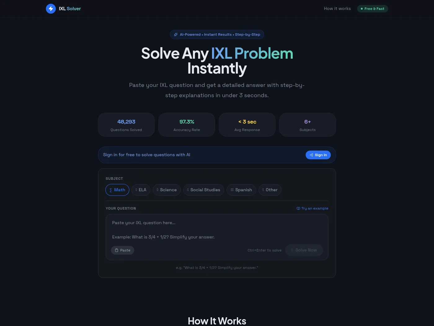 IXL Auto Solver Hub