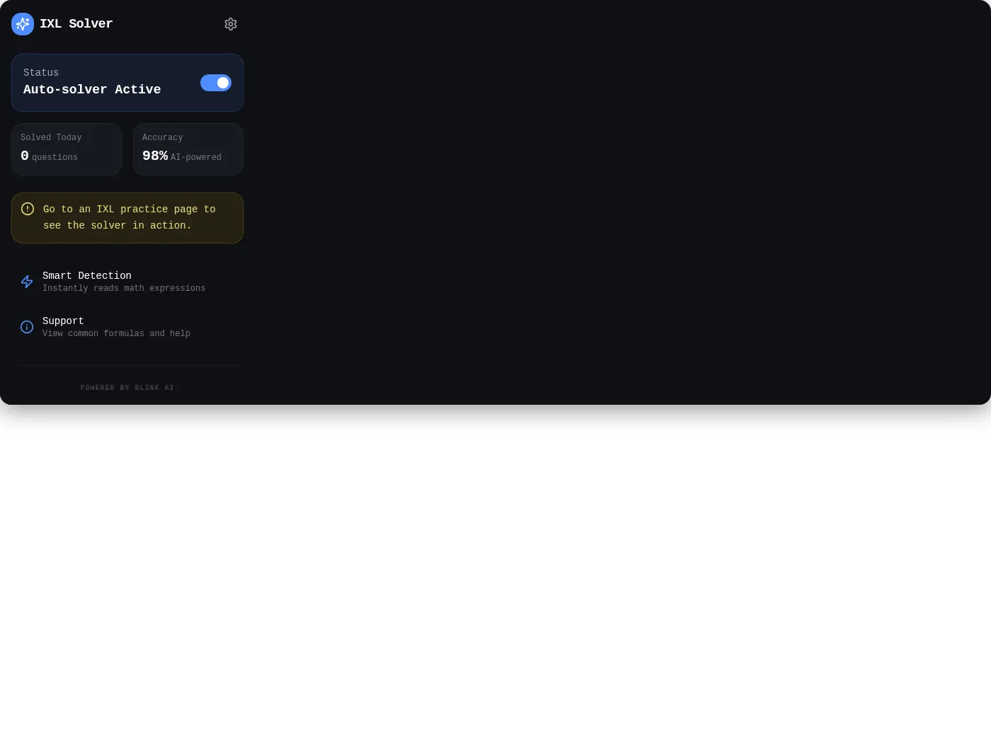 IXL Auto Solver Extension