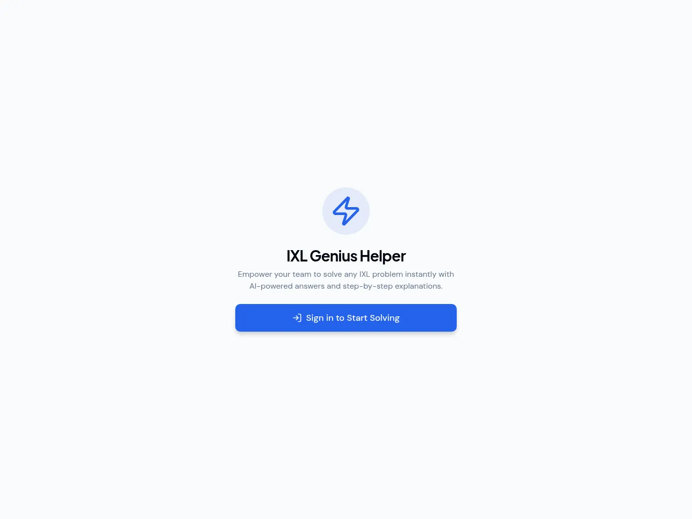 IXL Genius Helper