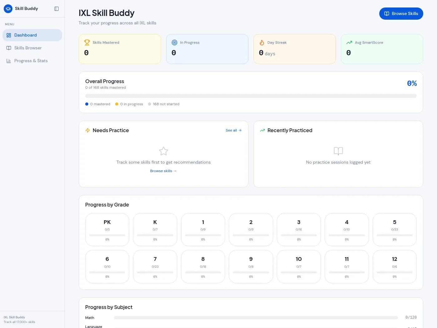 IXL Skill Buddy