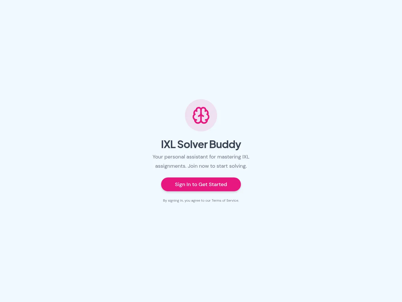 IXL Solver Buddy