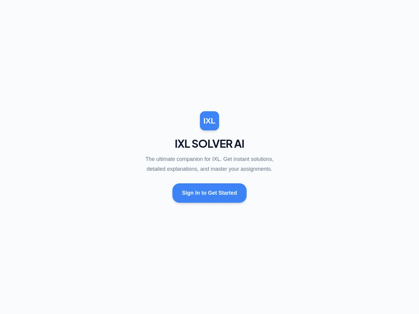 Ixl Solver Tool