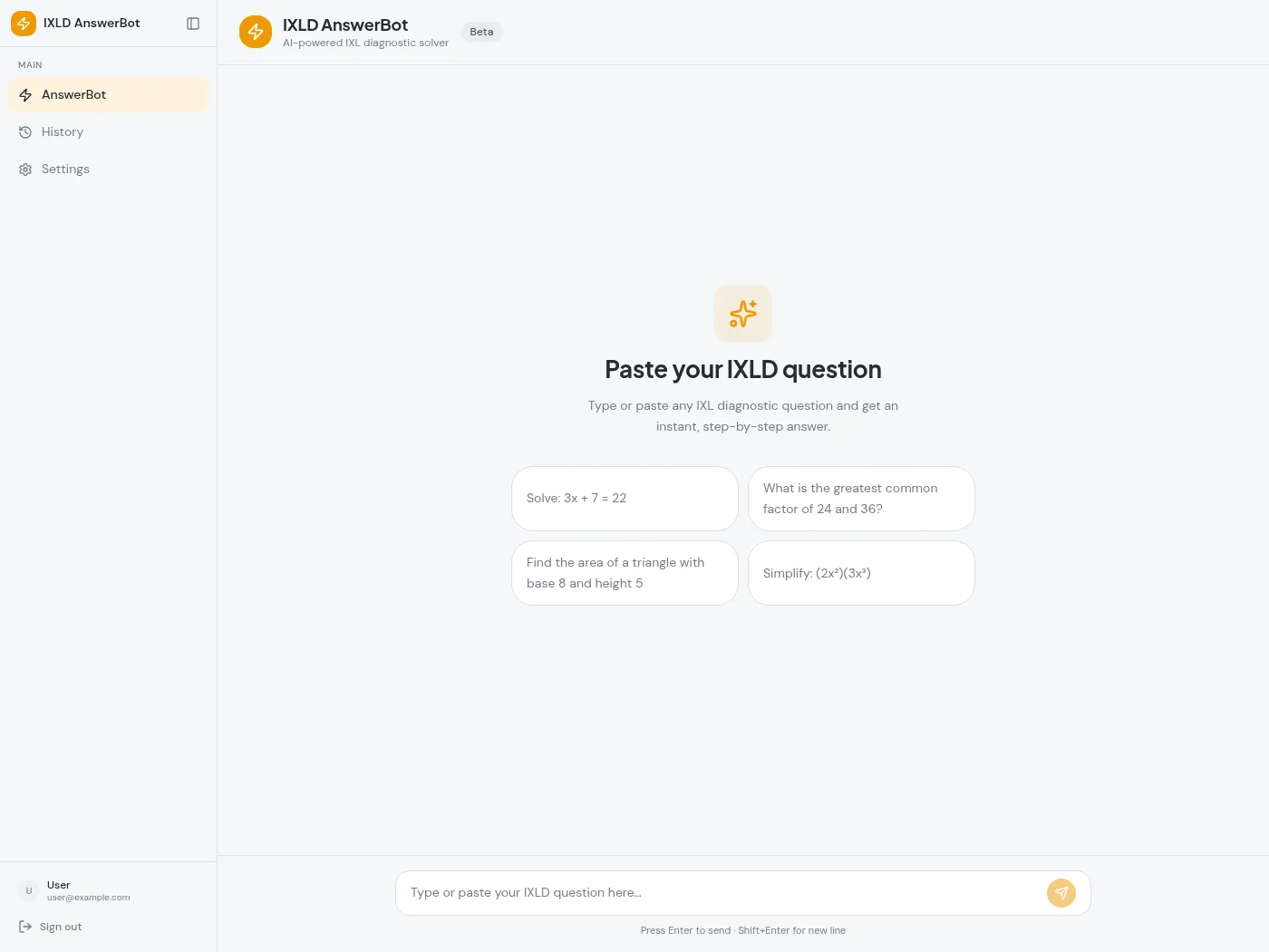 IXLD AnswerBot