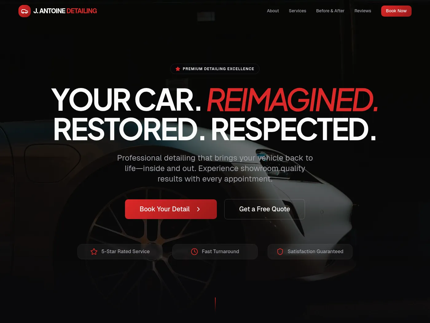 J. Antoine Detailing Site
