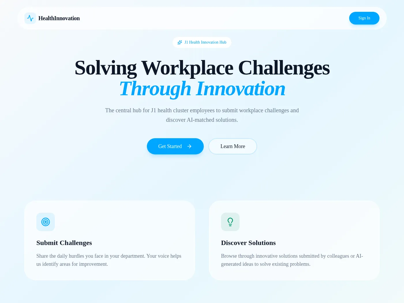 J1 Health Innovation Hub