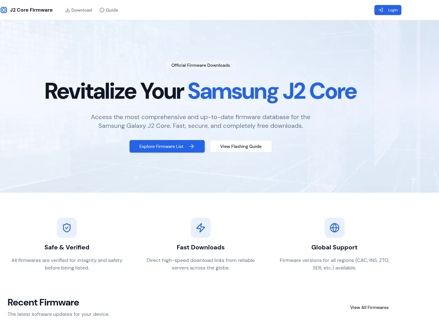 Samsung J2 Core Firmware
