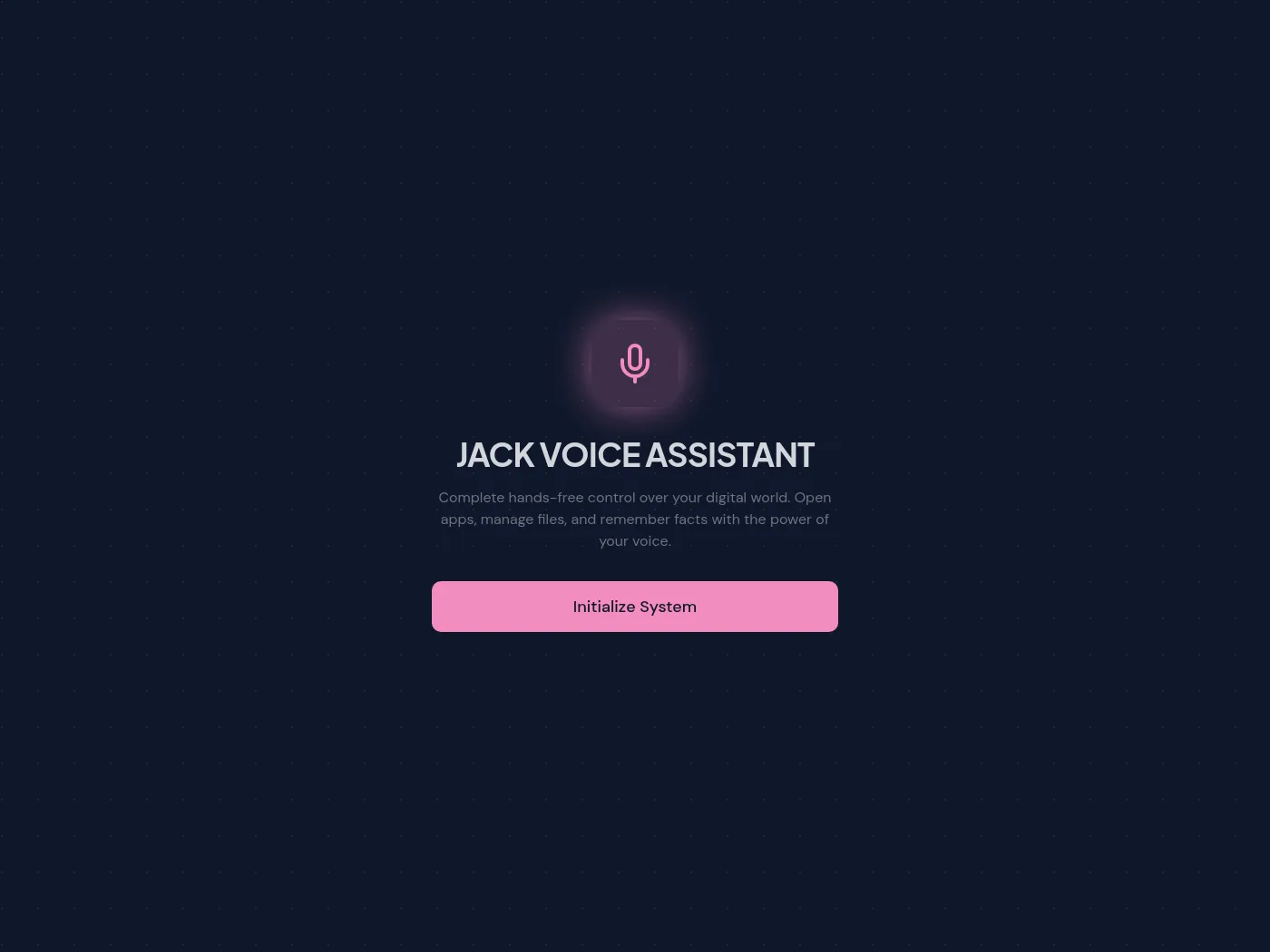 Jack Voice Assistant
