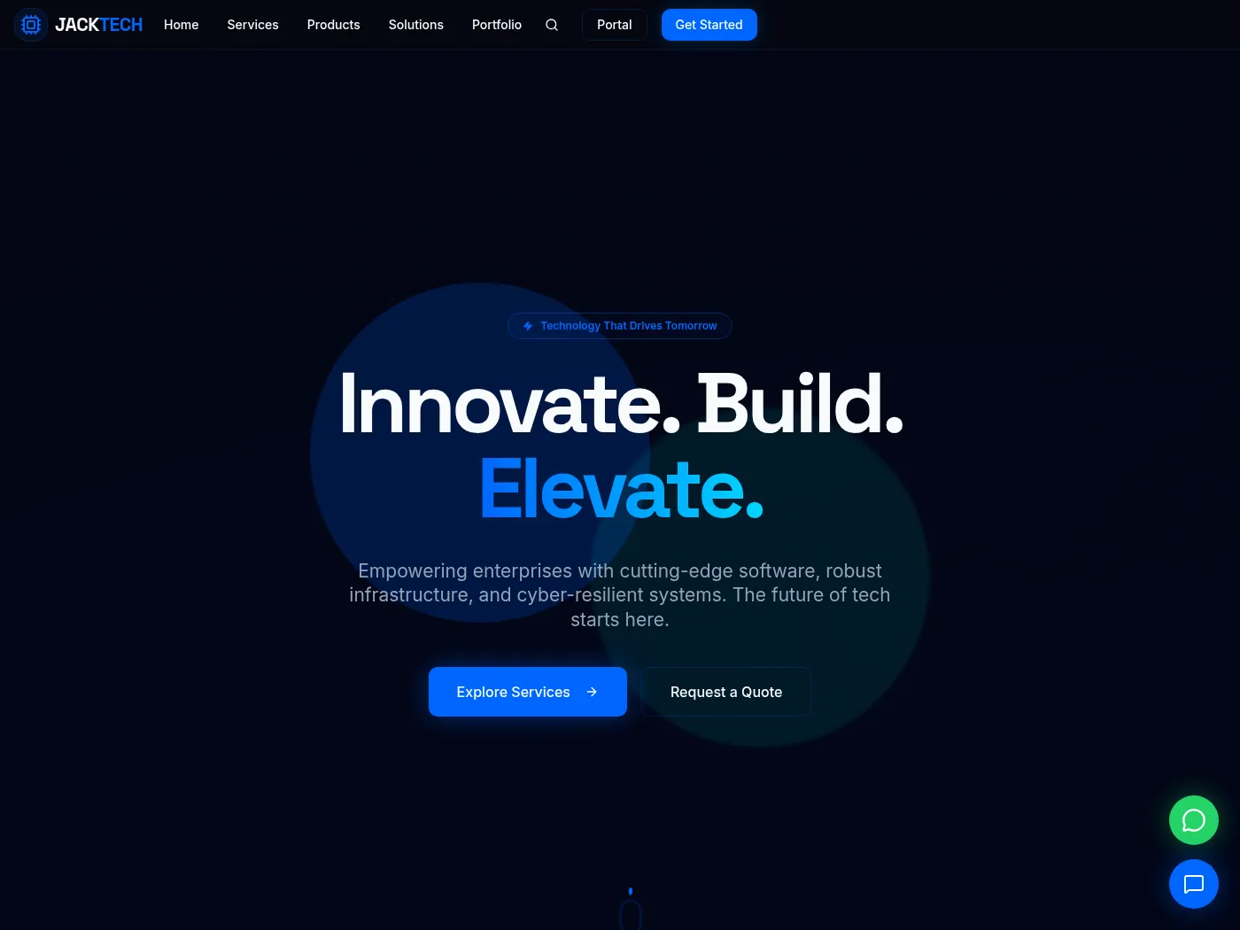 Jack Tech Futurist Site