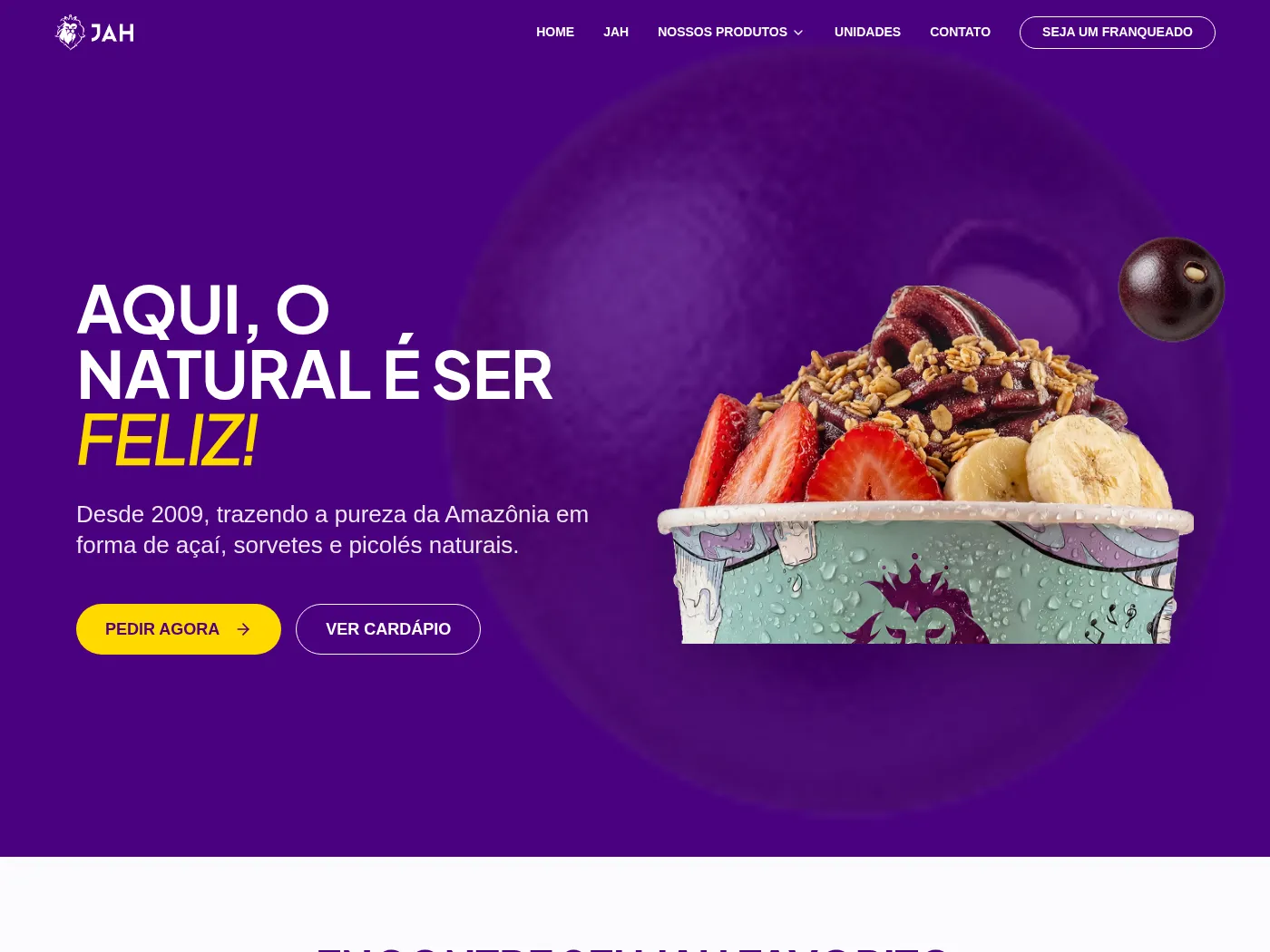Jahdo Açaí Clone