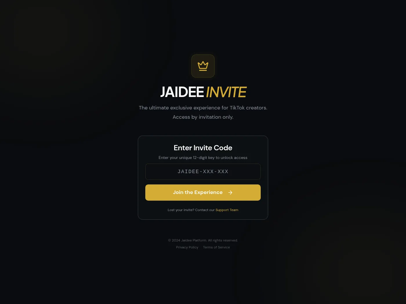 Jaidee Invite Platform