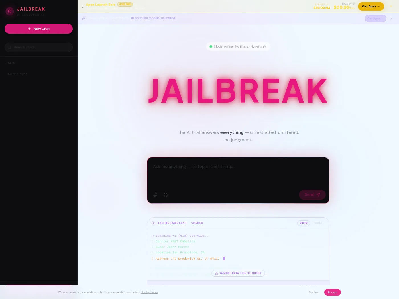 Jailbreak Chat Clone