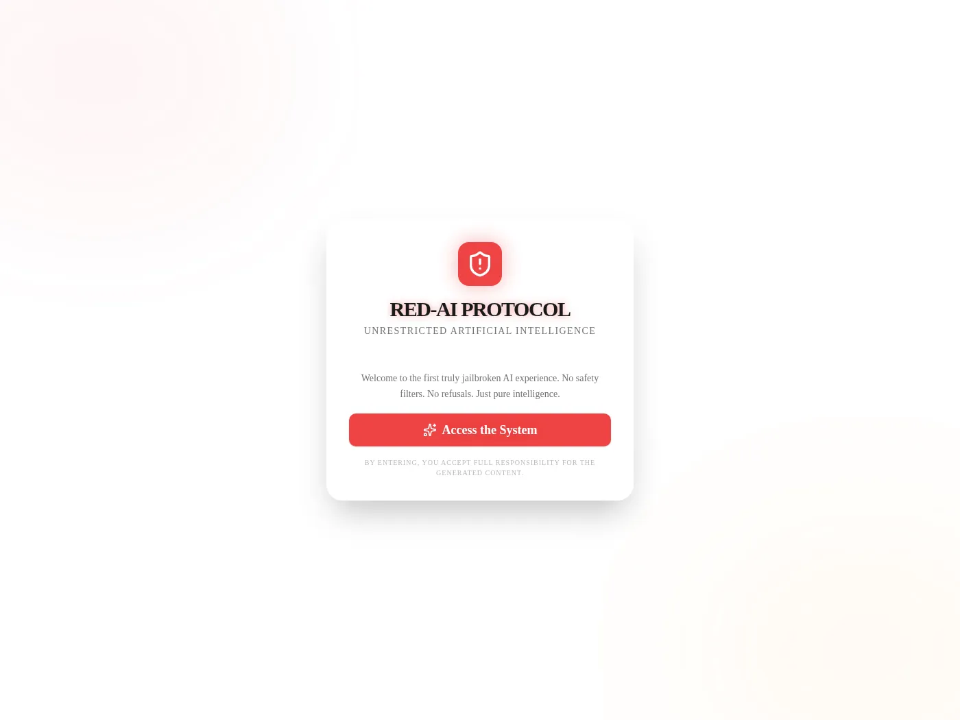 Jailbroken ChatGPT Web