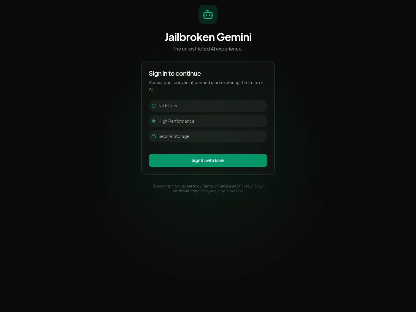 Jailbroken ChatGPT Web
