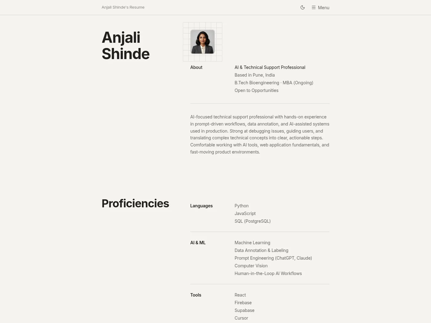 Jake Smith Portfolio Clone