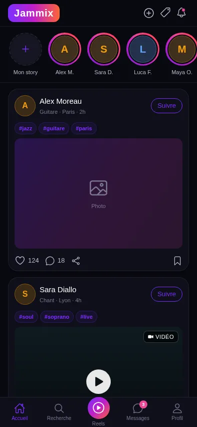 Jammix Global Music App