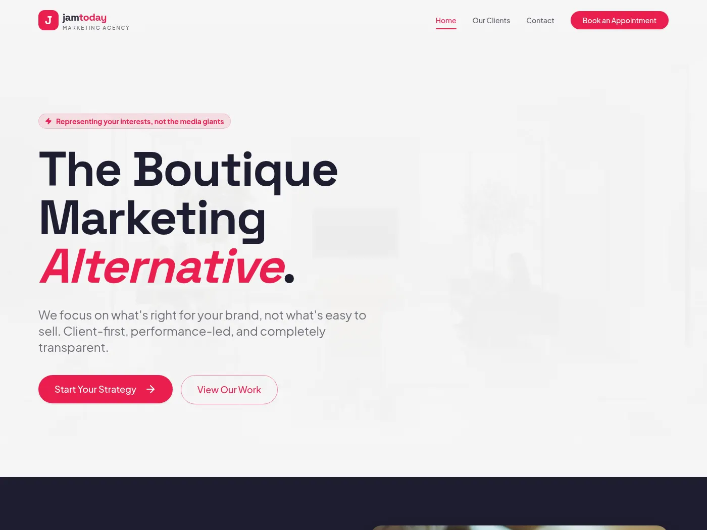 Jam Today Marketing Site