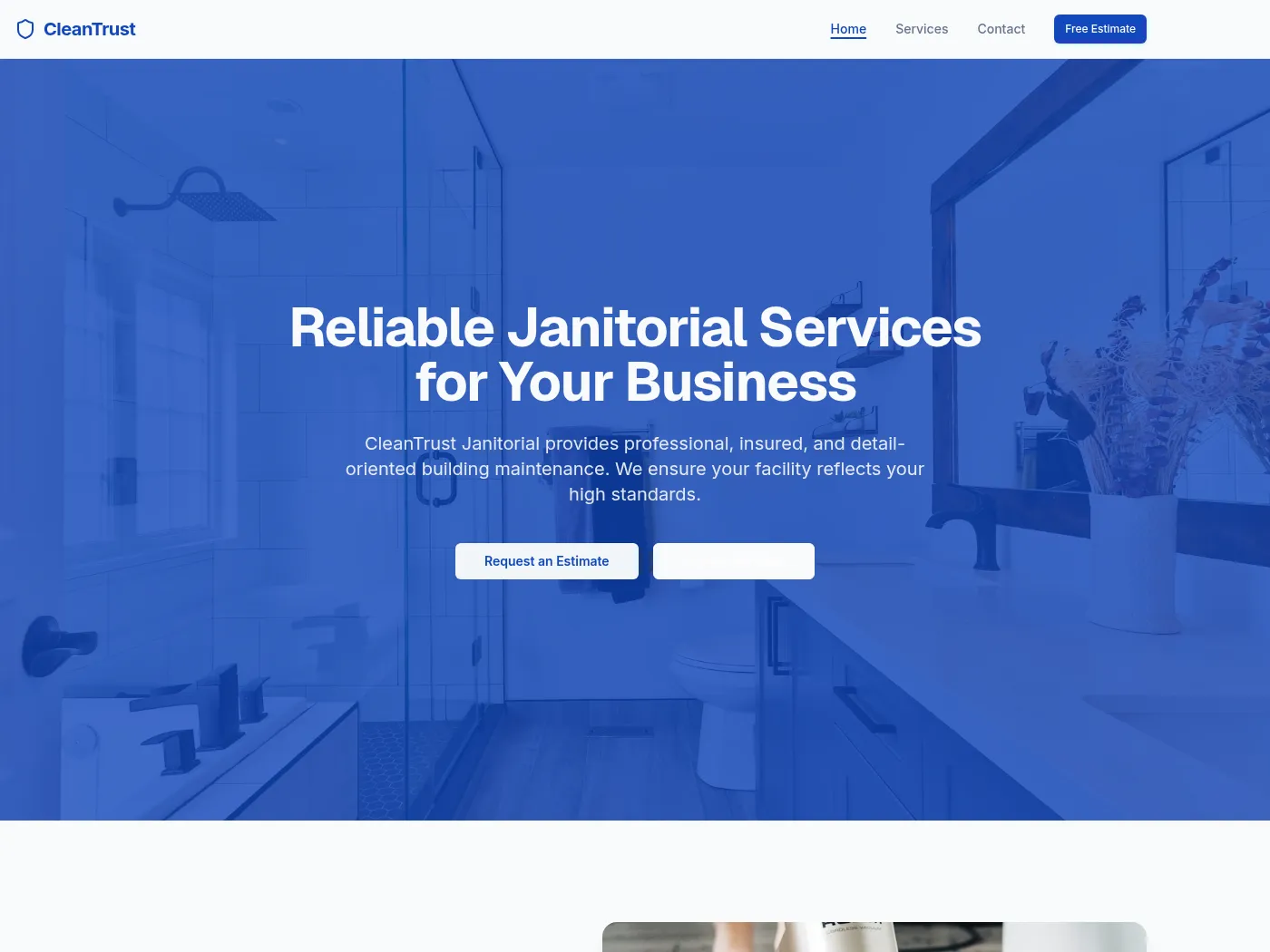 CleanTrust Janitorial Site