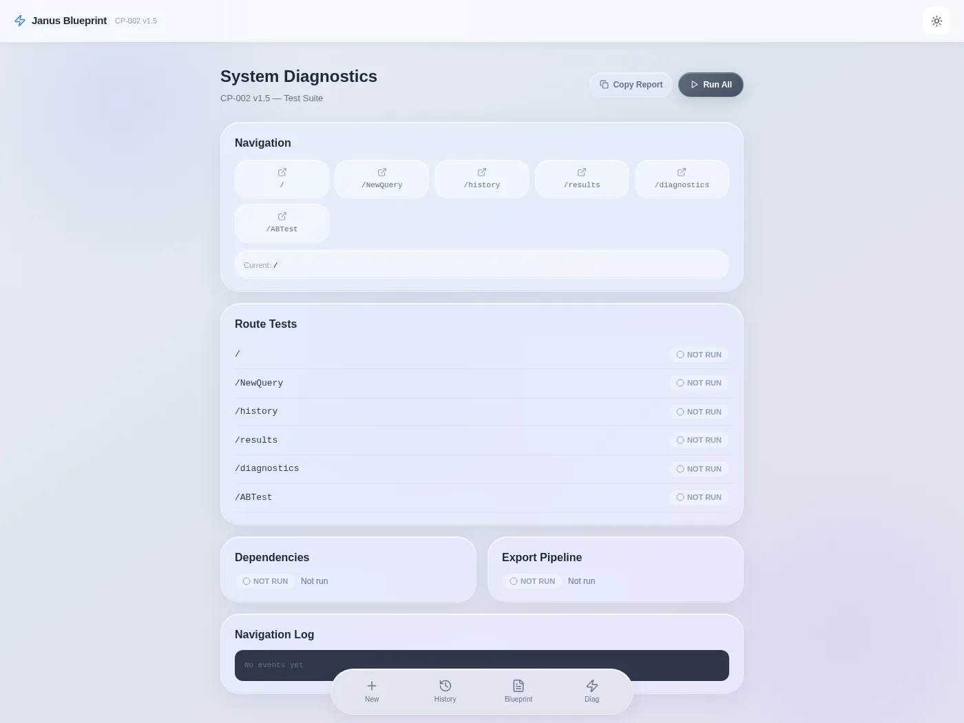 Janus Blueprint Engine