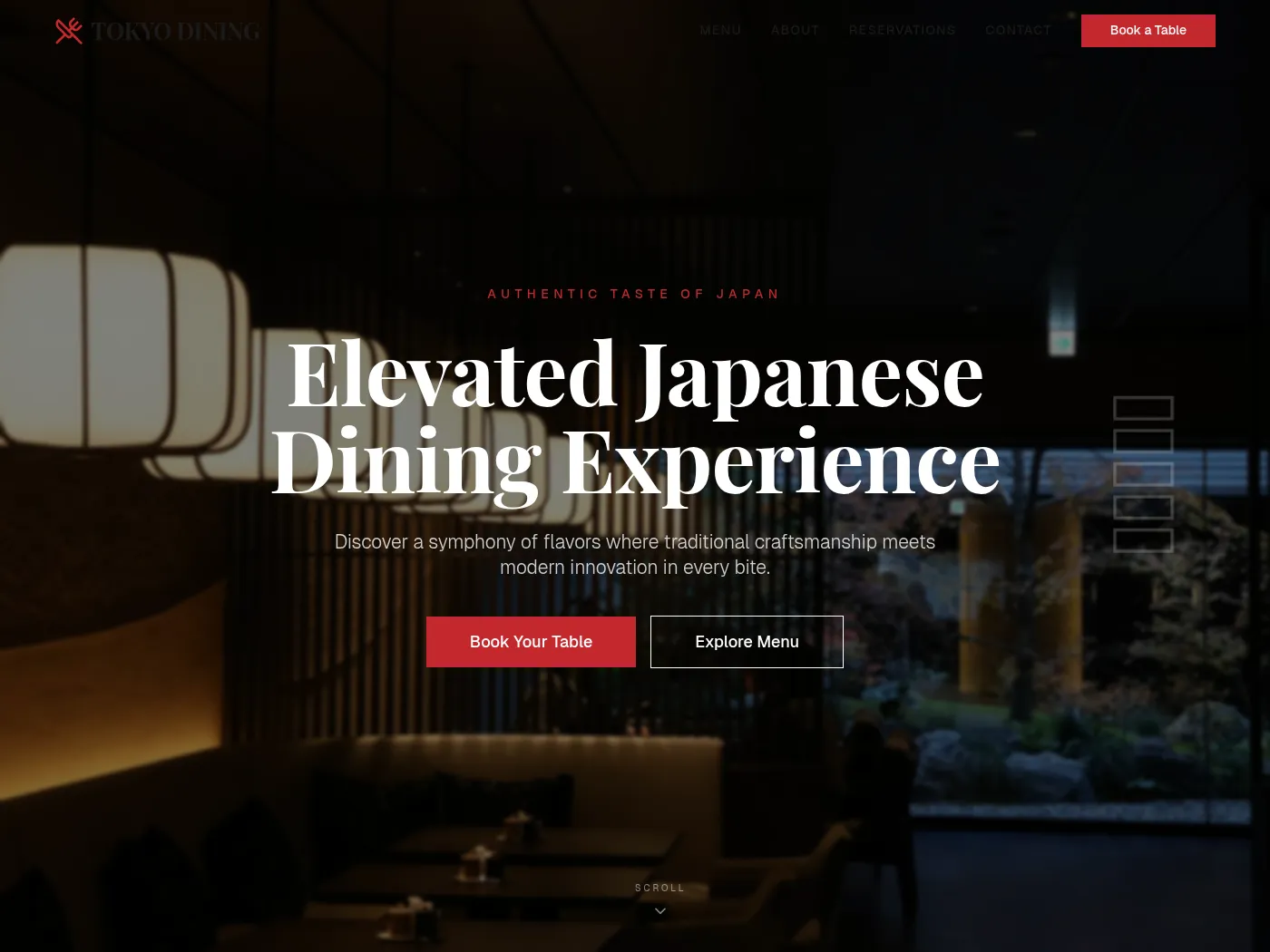 Tokyo Dining Web